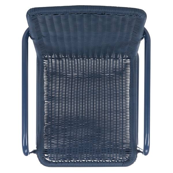 SAFAVIEH Outdoor Living Hutton Chair (Set of 2) - 22" W x 25.6" D x 35 ...