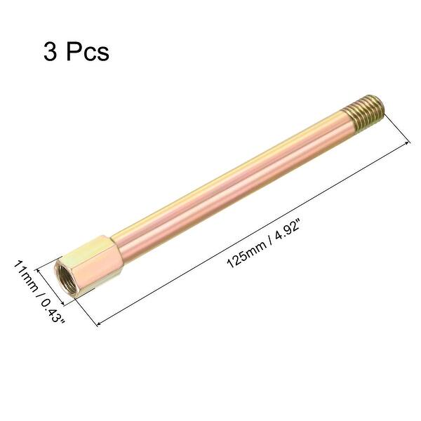 Iron Extension Hex Pipe Fitting 1/8PT Female to M10 Male Thread 75mm ...