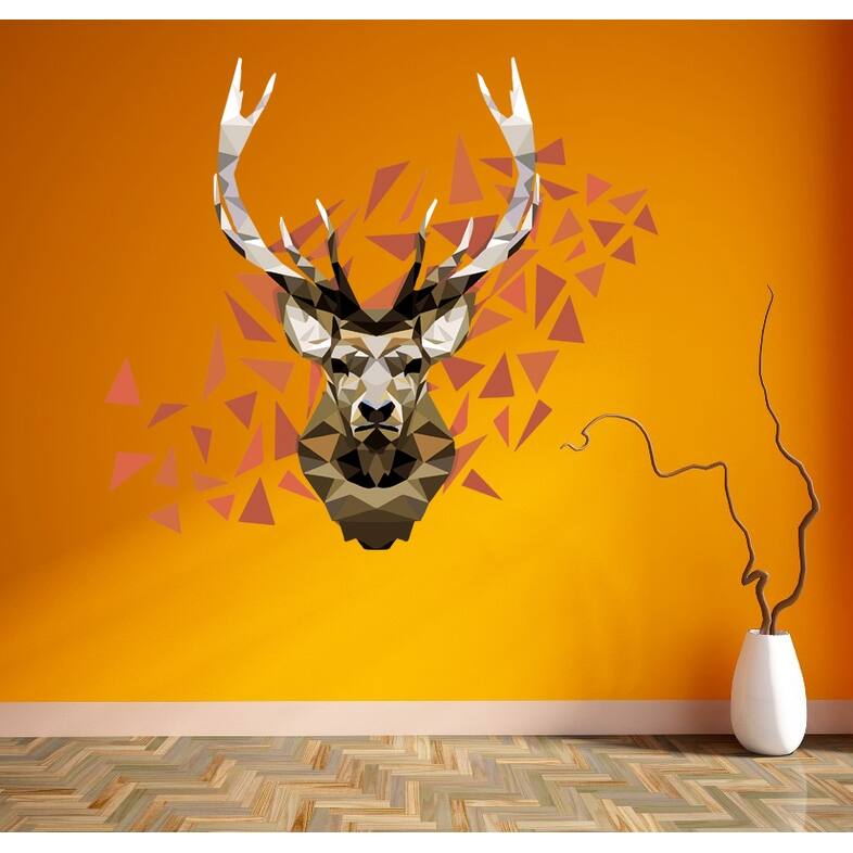 Buck Wall Decal, Buck Wall sticker, Buck wall decor, Buck Wall Art ...