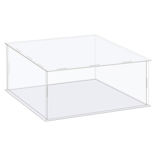 Display Case Box Acrylic Box Transparent Showcase 31x31x16cm for ...
