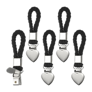 Hanging Tea Towel Clips, Braided Cotton Loop Towel Clip with Metal ...