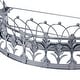 Decorative Metal Curtain or Canopy Crown - 29.0"L x 13.8"W x 7.9"H ...