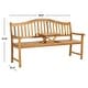 SAFAVIEH Mischa Outdoor Bench - 63" x 25.2" x 37.8" - Bed Bath & Beyond ...
