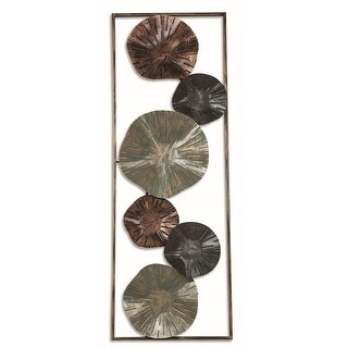 Multi Color Metal Abstract Wall Decor - Bed Bath & Beyond - 36795596