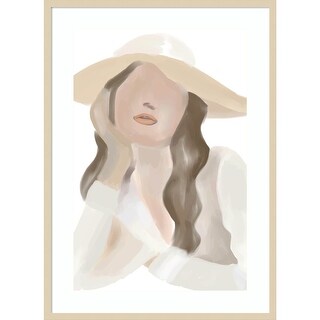 Lady in Neutral by Melloi Art Prints Wood Framed Wall Art Print ...