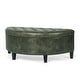 Adeco Half Moon Storage Ottoman Semi Circle Bench - Bed Bath & Beyond ...