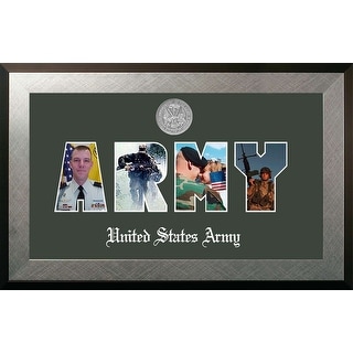 Patriot Frames Army Collage Photo Honors Frame with Silver Medallion ...