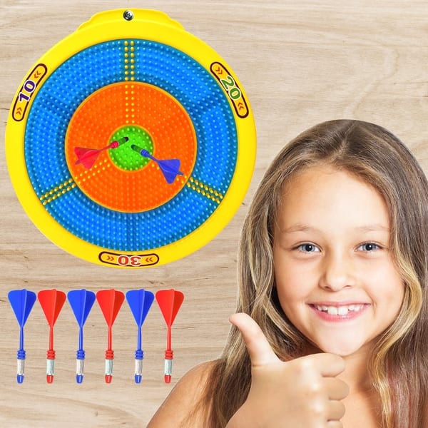 Wonderplay 13 inch Target set Dart Board Shooting game for Kids Great ...