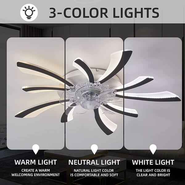 Intelligent ceiling fan with light - On Sale - Bed Bath & Beyond - 37566310