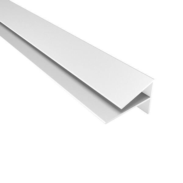 FASÄDE 47 in. Decorative Vinyl Large Profile Outside Corner Trim Matte ...