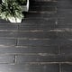 Merola Tile Retro Nero 2-3/4" x 23-1/2" Porcelain Floor and Wall Tile ...