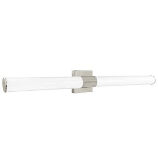 Luxrite LED Bathroom Vanity Light Fixtures 48 Inch Brushed Nickel 5 CCT ...