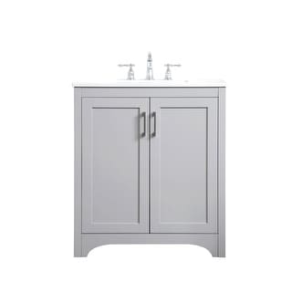 Elegant Lighting VF17030 Moore 30" Free Standing Single Basin Vanity ...