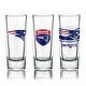 NFL Shot Glasses 6 Pack Set, Various Designs - New England Patriots ...