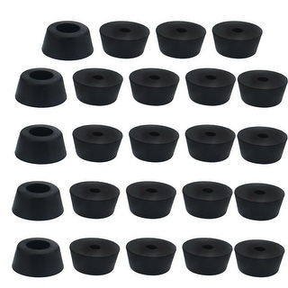24pcs Rubber Feet Bumper Table Cabinet Appliance Leg Pad, D25x20xH12mm ...