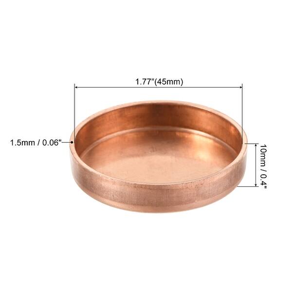 Copper End Cap Pipe Fitting Sweat Plug Connection for Pipe Plumbing ...