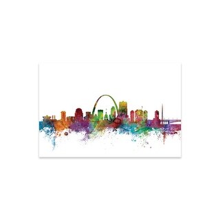 St. Louis, Missouri Skyline Print On Acrylic Glass by Michael Tompsett ...