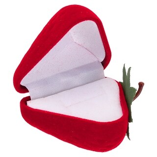 Strawberry Ring Box Romantic Engagement Ring Box Jewellery Storage ...