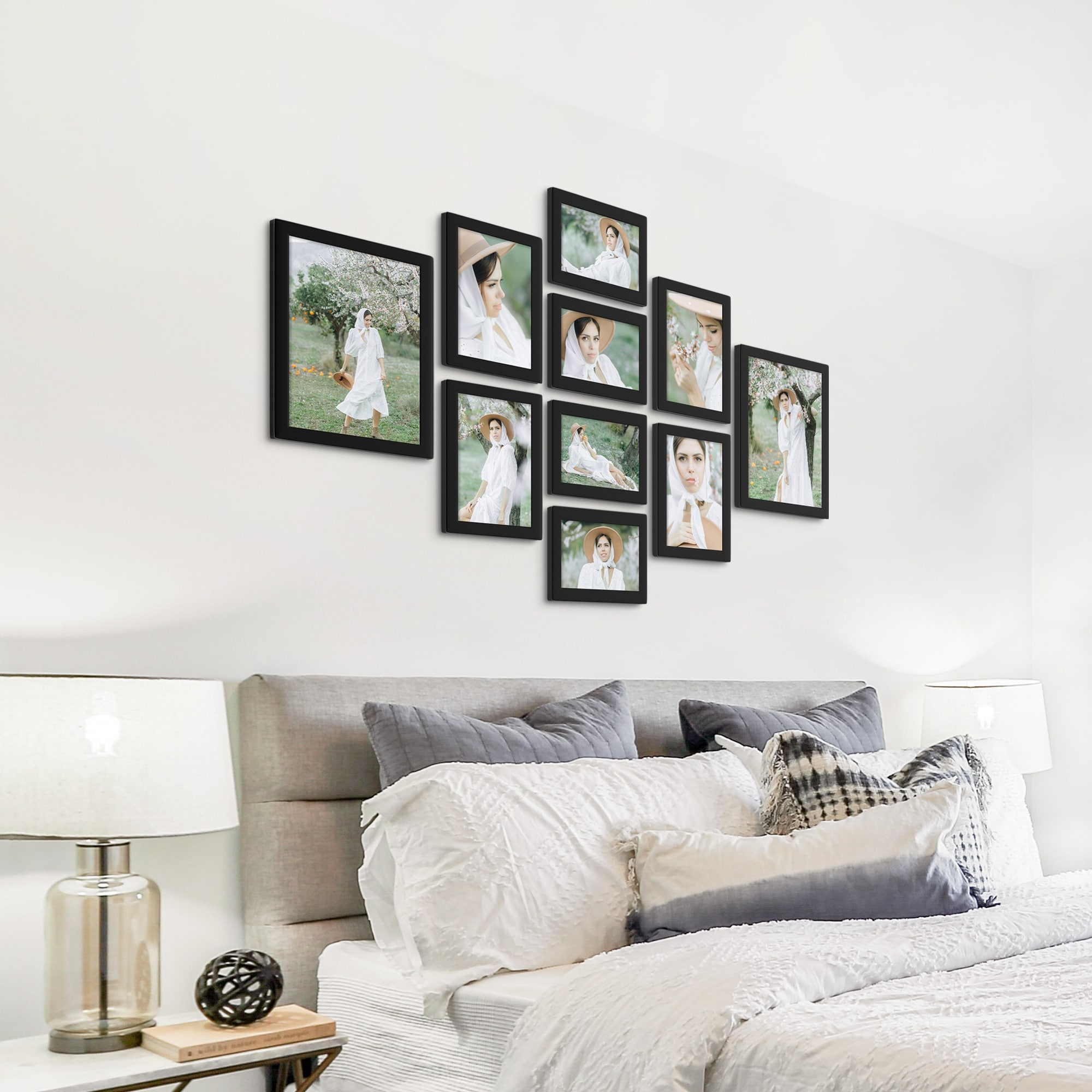 bedroom photo frames