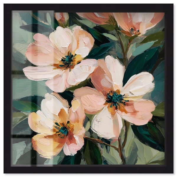 Blush Blooms III Floral Wall Decor Shadowbox Print by Art Remedy - Bed ...