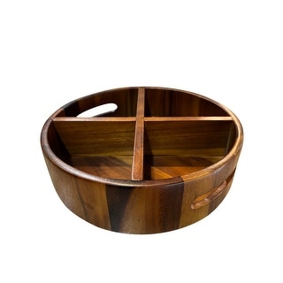 Rotating Lazy Susan Divided Round Tray - Bed Bath & Beyond - 41635221