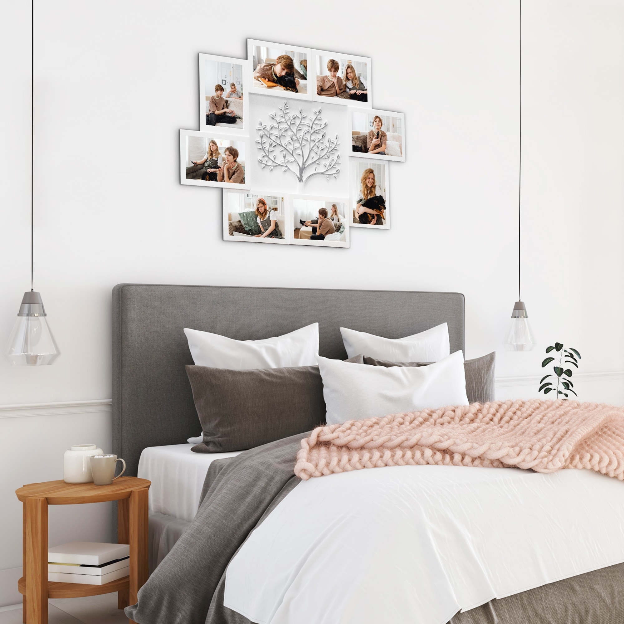 bedroom photo frames