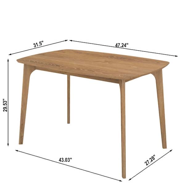 Solid Wood Dining Table - Timeless Elegance for Your Dining Space - Bed Bath & Beyond - 39175243