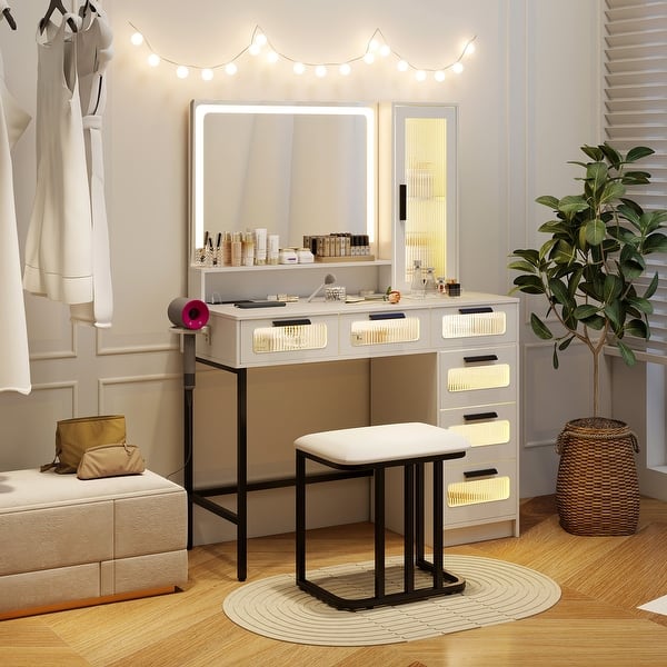 futuristic vanity table