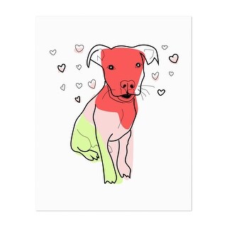 puppy love Illustrations Animals Dog Puppy Art Print/Poster - Bed Bath ...