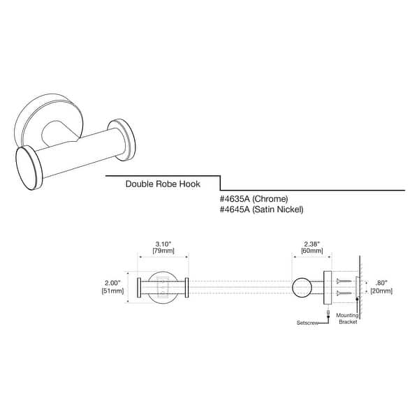 Gatco Glam Double Robe Hook - Matte Black - Bed Bath & Beyond - 37356503