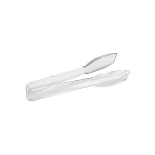 Crestware Tong,Clear,6-1/2 in. L,Plastic PCT6CL - 1 Each - Bed Bath ...