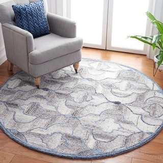 SAFAVIEH Handmade Abstract Raisa Modern Wool Rug - Bed Bath & Beyond ...