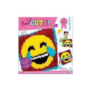 Colorbok Sew Cute Kit Latch Hook Emoji Tears/Joy - Bed Bath & Beyond ...