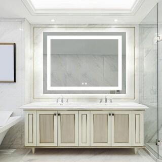 48X36 inch Bathroom Led Classy Mirror with High Lumen,Dimmable Touch ...