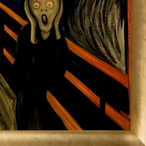 Edvard Munch 'The Scream' Hand Painted Oil Reproduction - On Sale - Bed ...