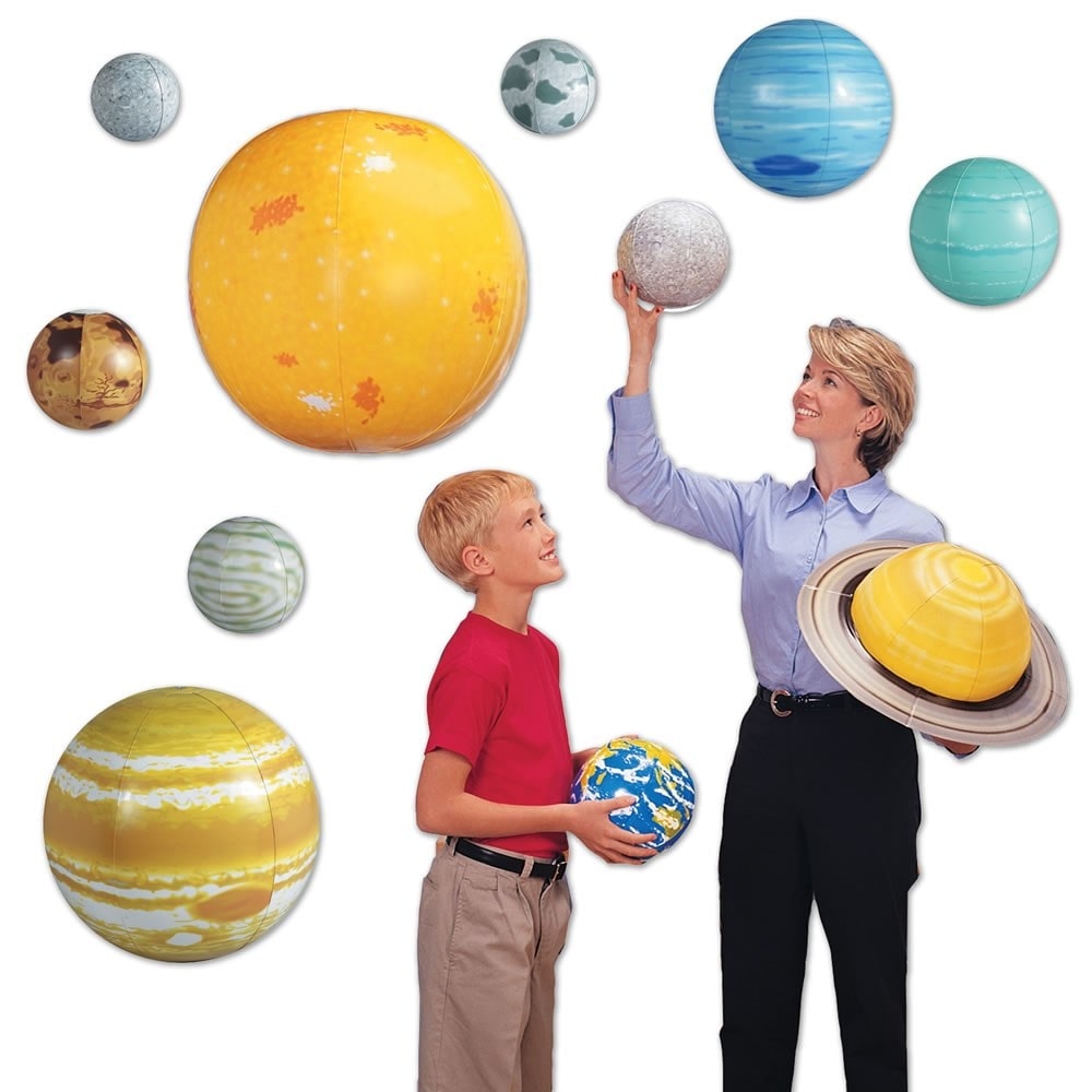 learning resources inflatable solar system set