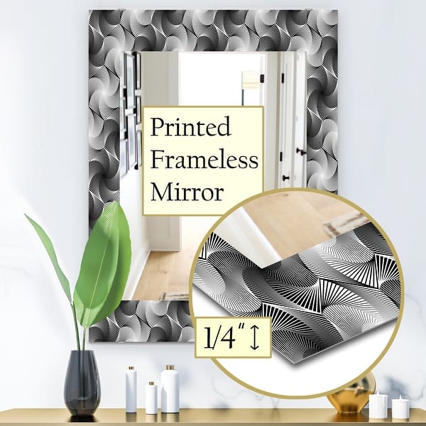 pattern hexagon mirror design