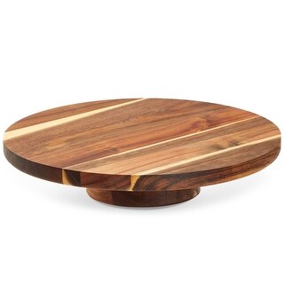 Acacia Wood Cake Stand for Cakes and Desserts - Bed Bath & Beyond ...