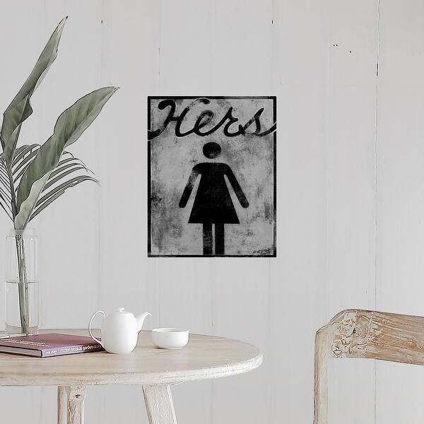 "Hers" Poster Print - Bed Bath & Beyond - 30225841