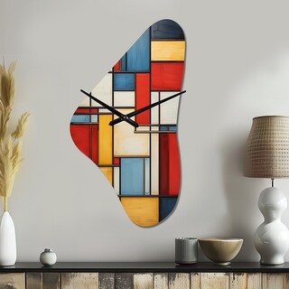 Geometric Abstraction Composition II - Abstract Geometric Large Wall ...