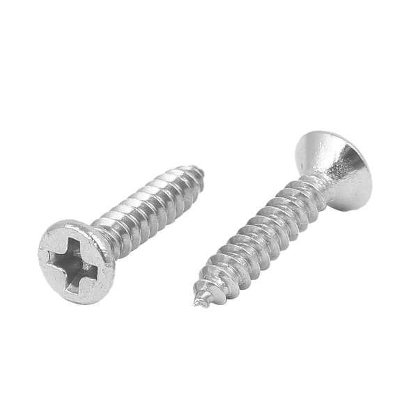 3.5mmx19mm 304 Stainless Steel Flat Head Phillips Drive Self Tapping ...