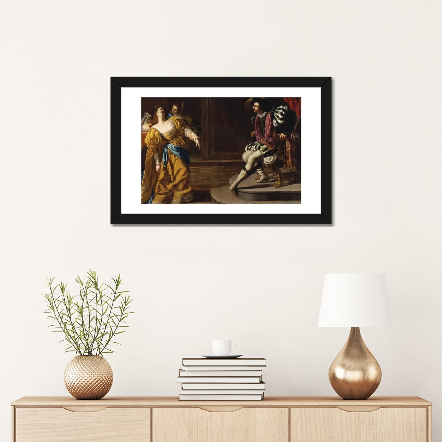 Icanvas Esther Before Ahasuerus C1630 By Artemisia Gentileschi Bed Bath And Beyond 37580413