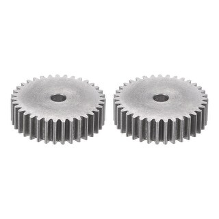 2pcs Spur Gear 6mm Inner Hole Gear 35T Mod 1 Carbon Steel Motor Gear ...