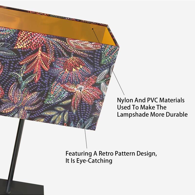 20" table lamp with floral shade - 20 inch - On Sale - Bed Bath ...