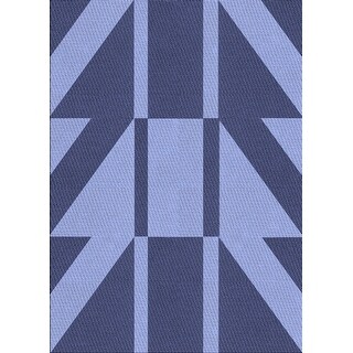 Ahgly Company Machine Washable Transitional Sky Blue Area Rugs - Bed ...