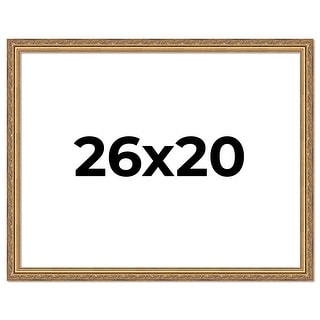 26x20 Frame Red Solid Wood Picture Frame Width 1.75 Inches | Interior ...