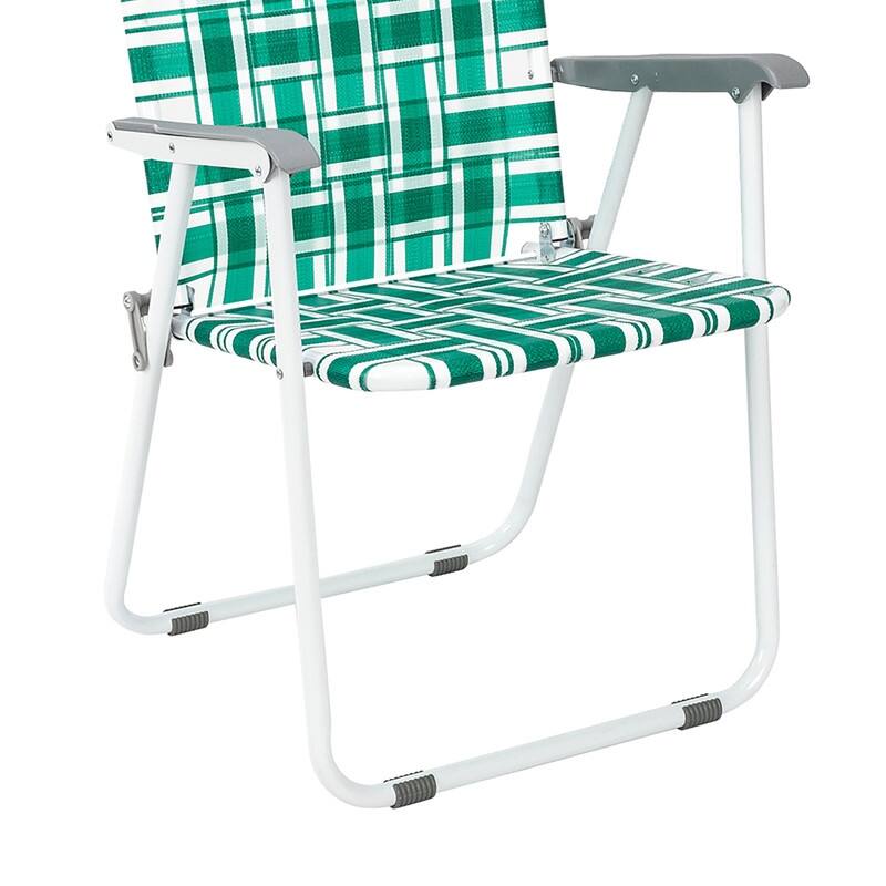 Outdoor Picnic Camping Folding Beach Chair Set of 2 - Green - Overstock ...