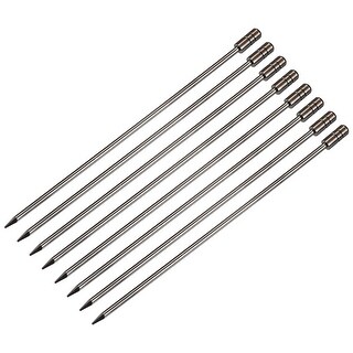 Metal Cocktail Picks 8Pcs, Reusable Cocktail Toothpick Cylinder Shape ...