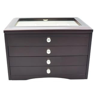 Elegant Java Wood Jewelry Box - Bed Bath & Beyond - 38367244