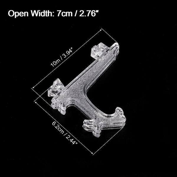 4 Inch Display Stand Holders Display Picture PS Plastic Clear Pack of ...